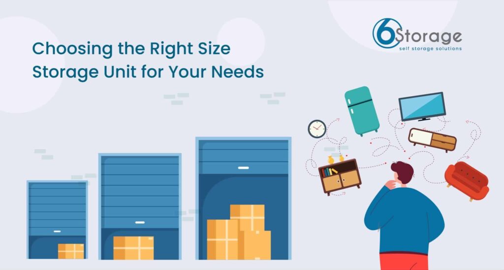 Choosing the Right Size Storage Unit for Your Needs